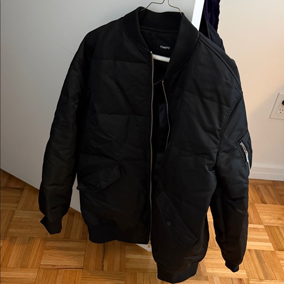 Theory | Jackets & Coats | Theory Womens Size Medium Bomber Jacket ...